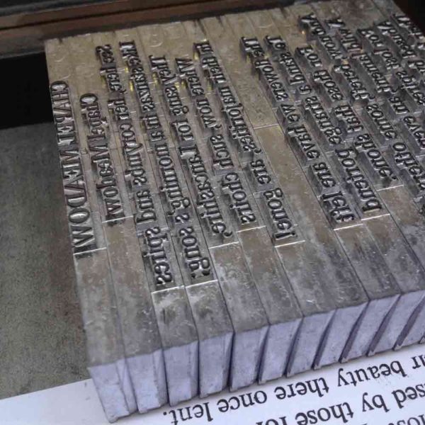 My Intertype machine… - Rufford Printing Co
